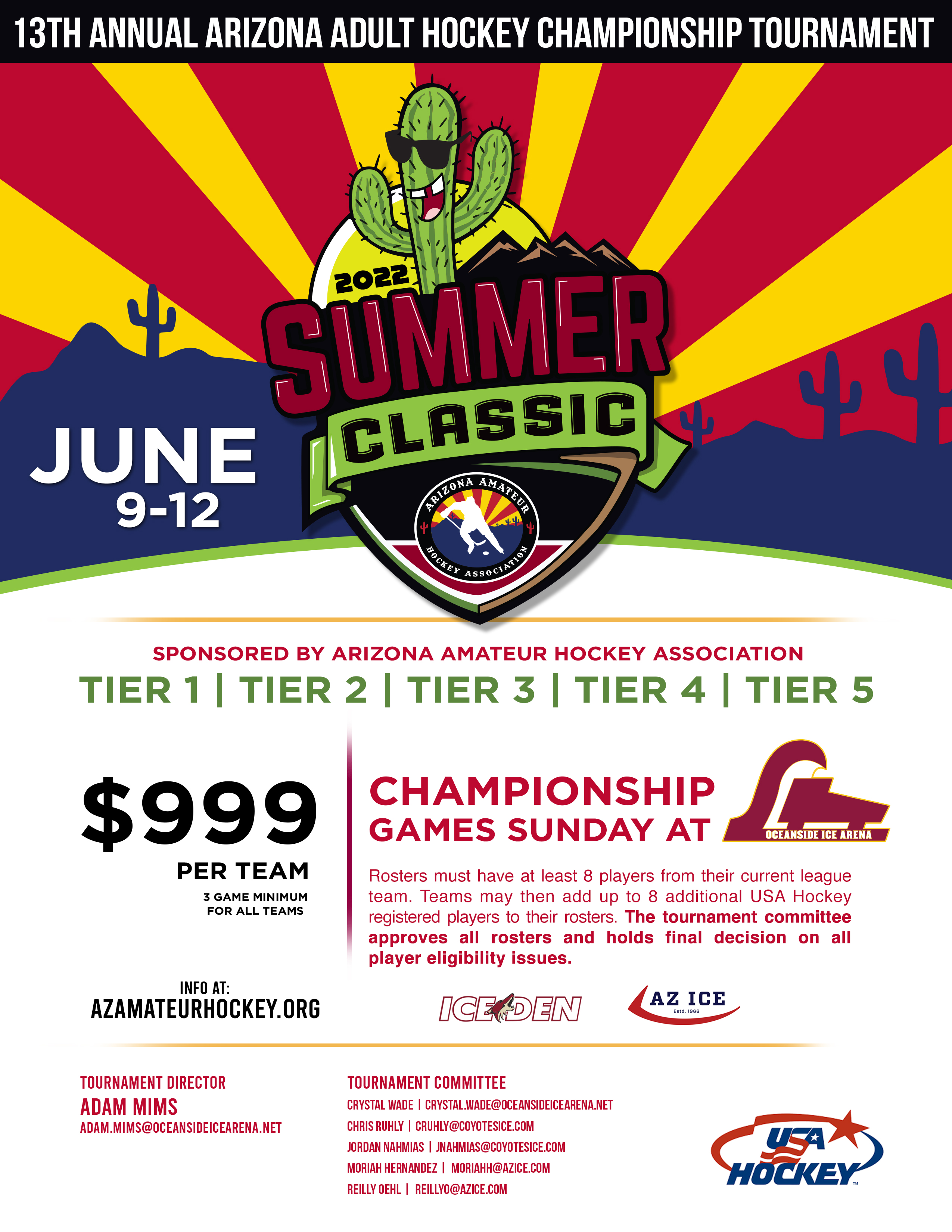 Arizona Summer Classic :: Oceanside Ice Arena